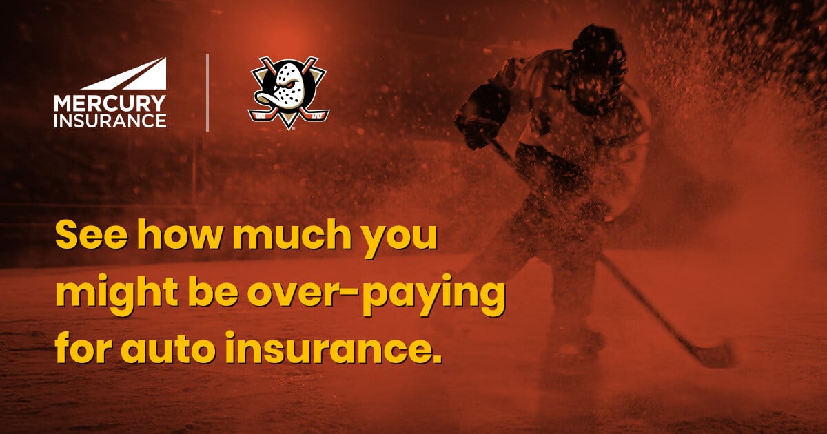 Anaheim Ducks Ticket Giveaway | Mercury Insurance